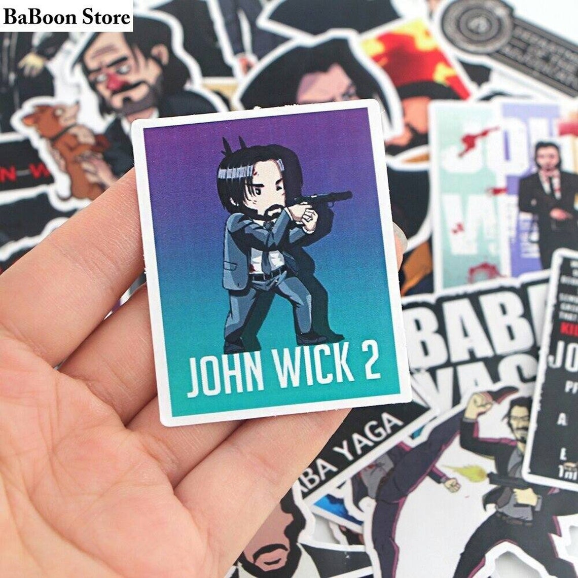 36 Stück John Wick Sticker Pack Movie Series Dekorationen für | Etsy