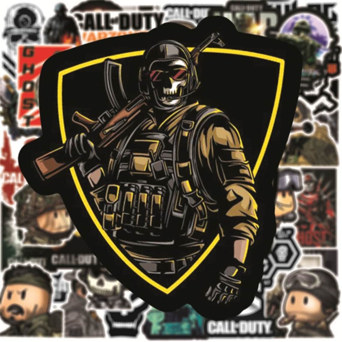 50/100pcs Call of Duty Stickers Pack Game Waterproof | Etsy