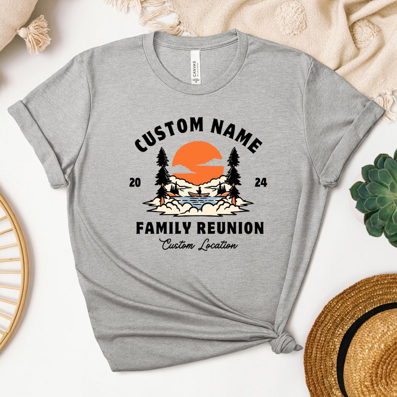 Custom Family Reunion Shirt Camping Family Shirt Family Reunion Tshirts ...