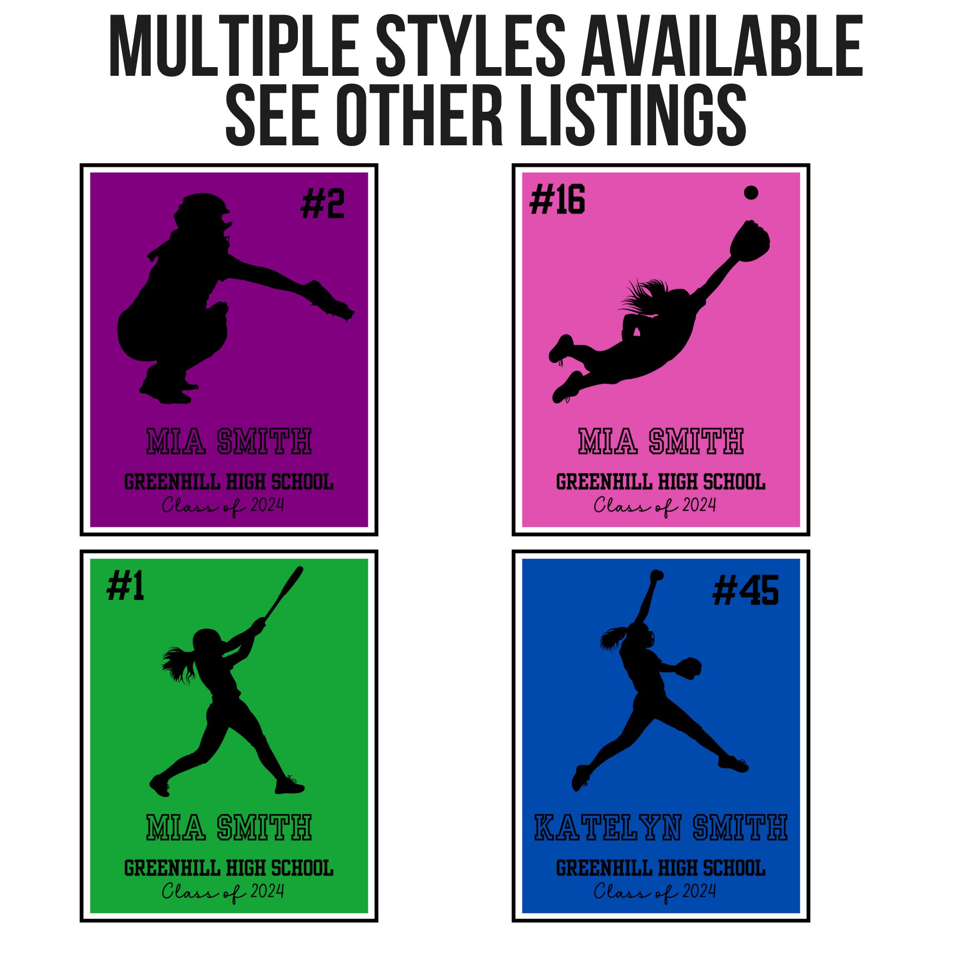 Personalized Senior Softball Gift Softball Pitcher Gift Softball Gift ...