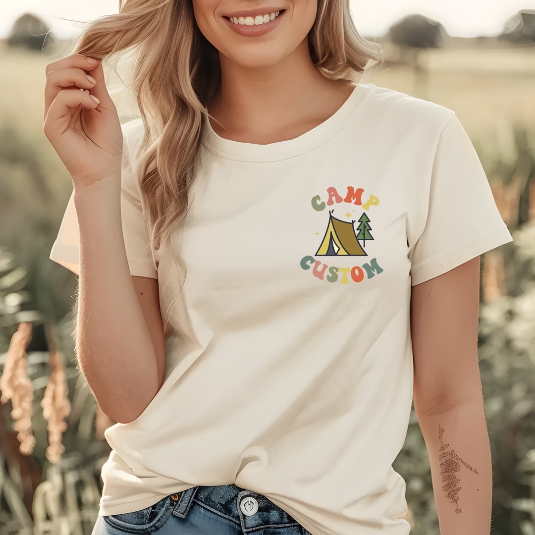 Custom Summer Camp Shirt Summer Camp Bach Customizable Camp Shirt ...