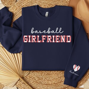 Baseball Girlfriend Sweatshirt Baseball Girlfriend Shirt Baseball GF ...