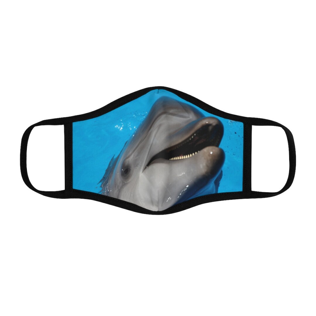 Dolphin Smile Fish Masks, Unique Face Masks, Made in USA, Machine ...