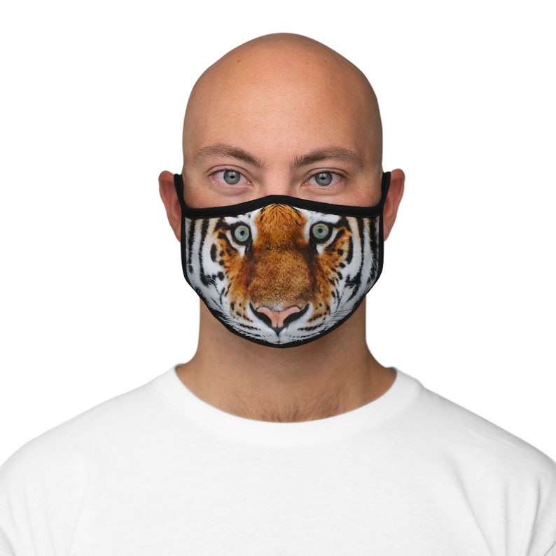 3D Tiger Face Mask, Big Cats, Animal Face Mask, Unique Face Masks, Made ...