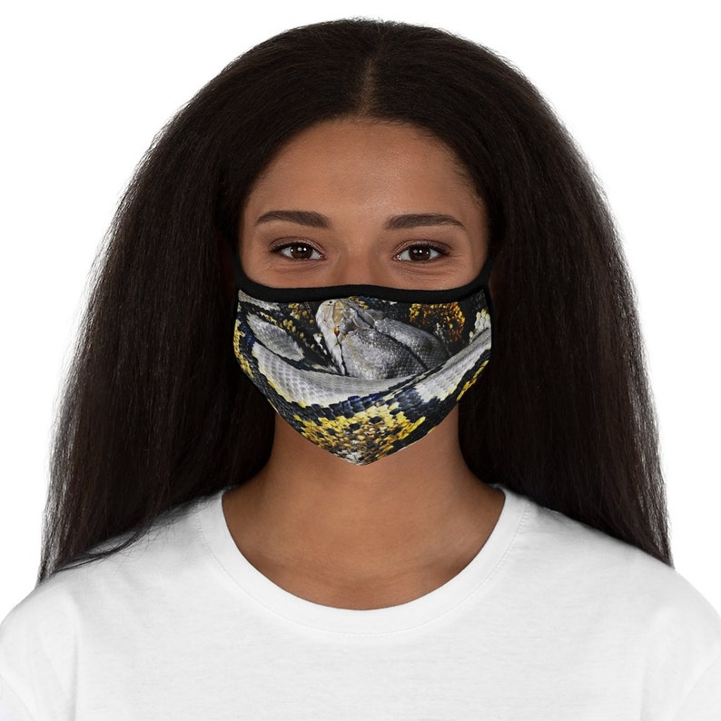 Snake Eyes Face Mask, 3D Face Mask, 3D Snake Face Mask, Nature Face ...