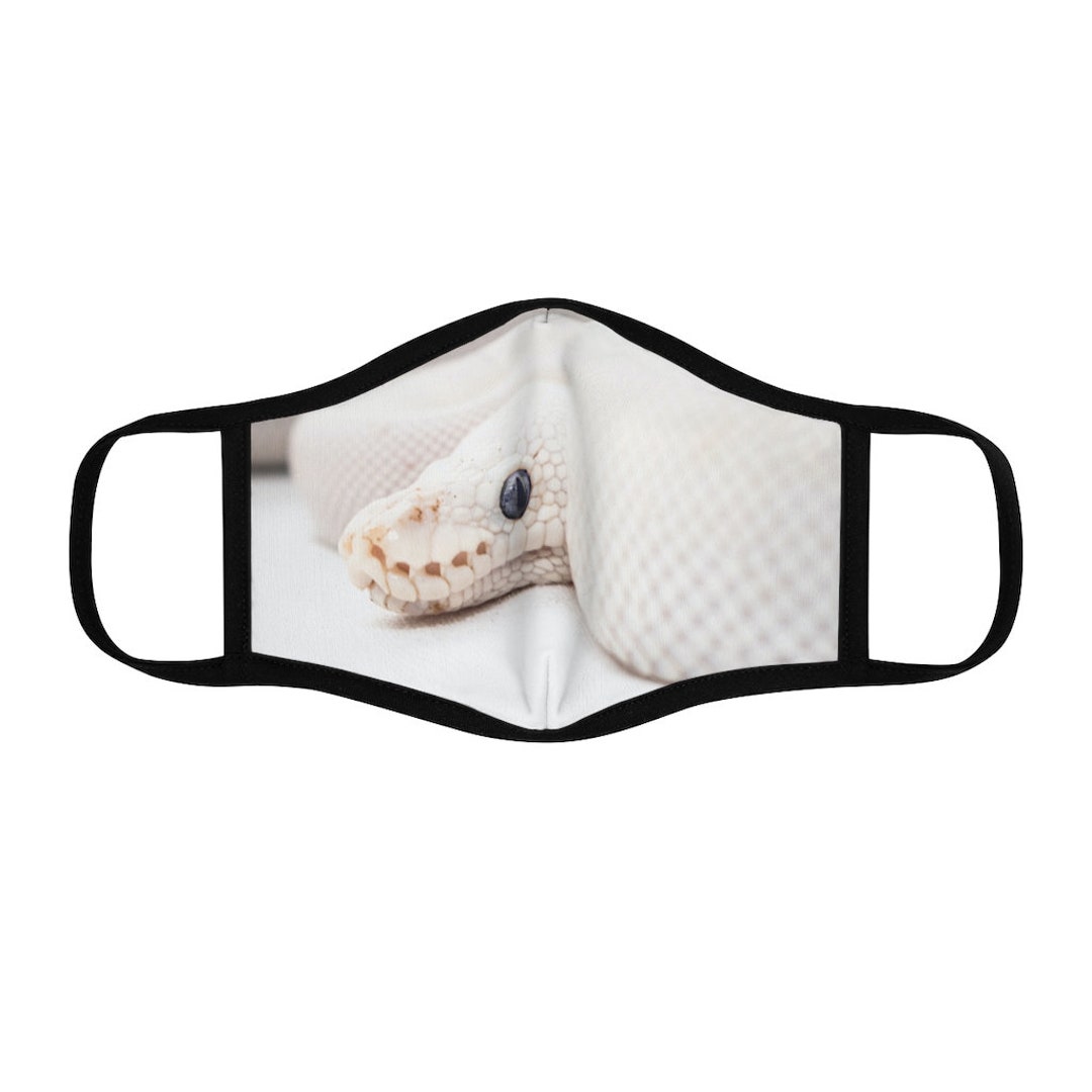 White Snake Face 3D, Animal Masks, Unique Face Masks, Made in USA ...