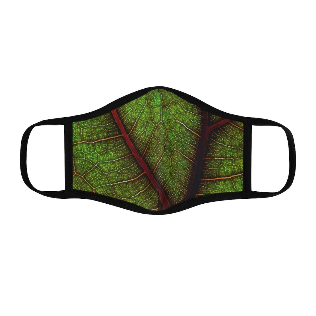 3D Leaf Face Mask, 3D Face Mask, Nature Masks, Unique Face Masks, Made ...