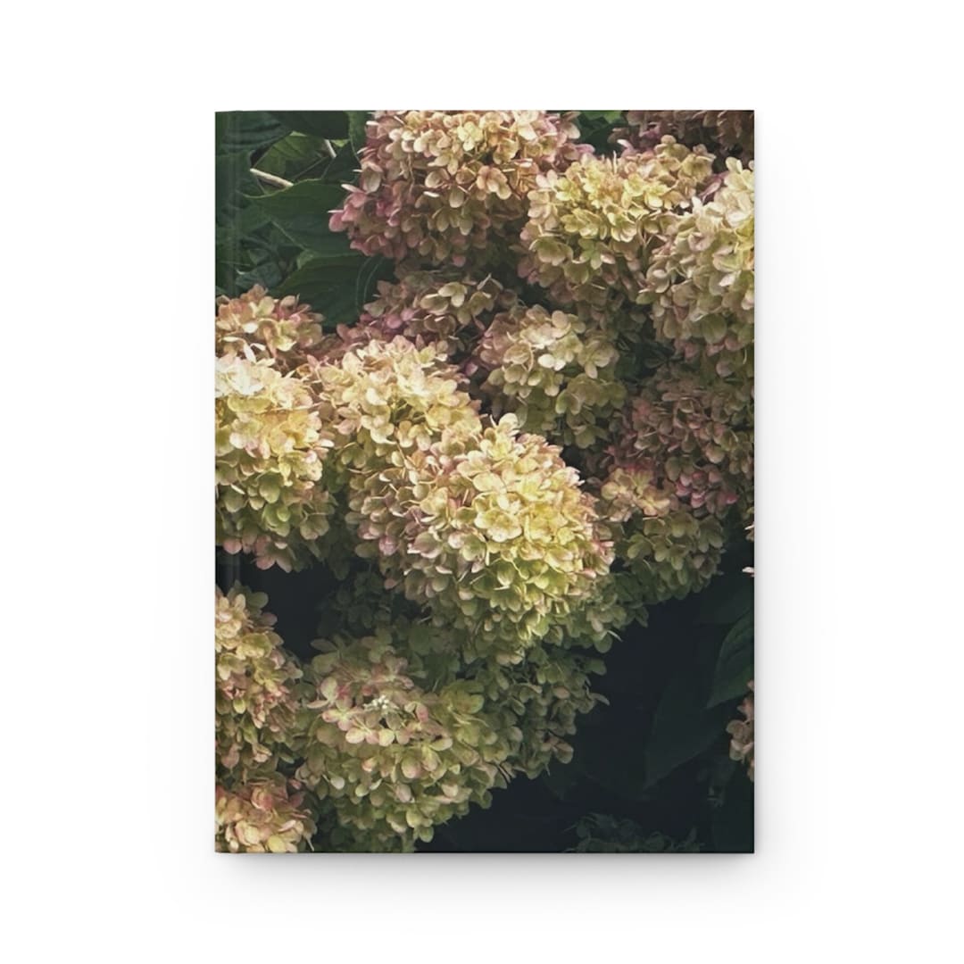 Hydrangeas, Floral Journal, Nature Notebook, Floral Gift, Holiday Gift ...