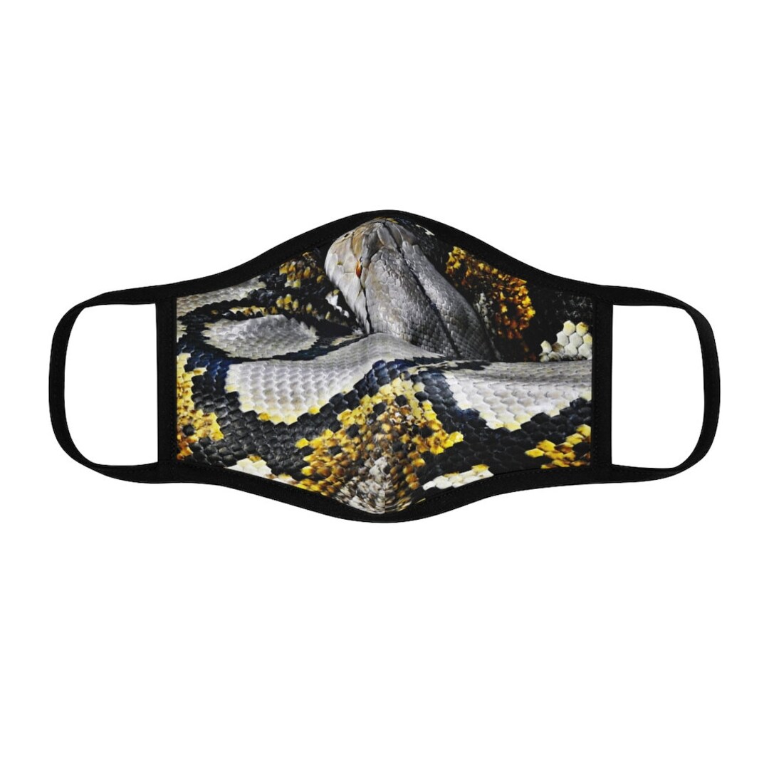 Snake Eyes Face Mask, 3D Face Mask, 3D Snake Face Mask, Nature Face ...