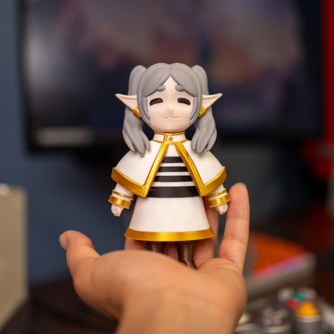Frieren Chibi 3d Printed Anime Gift - Etsy