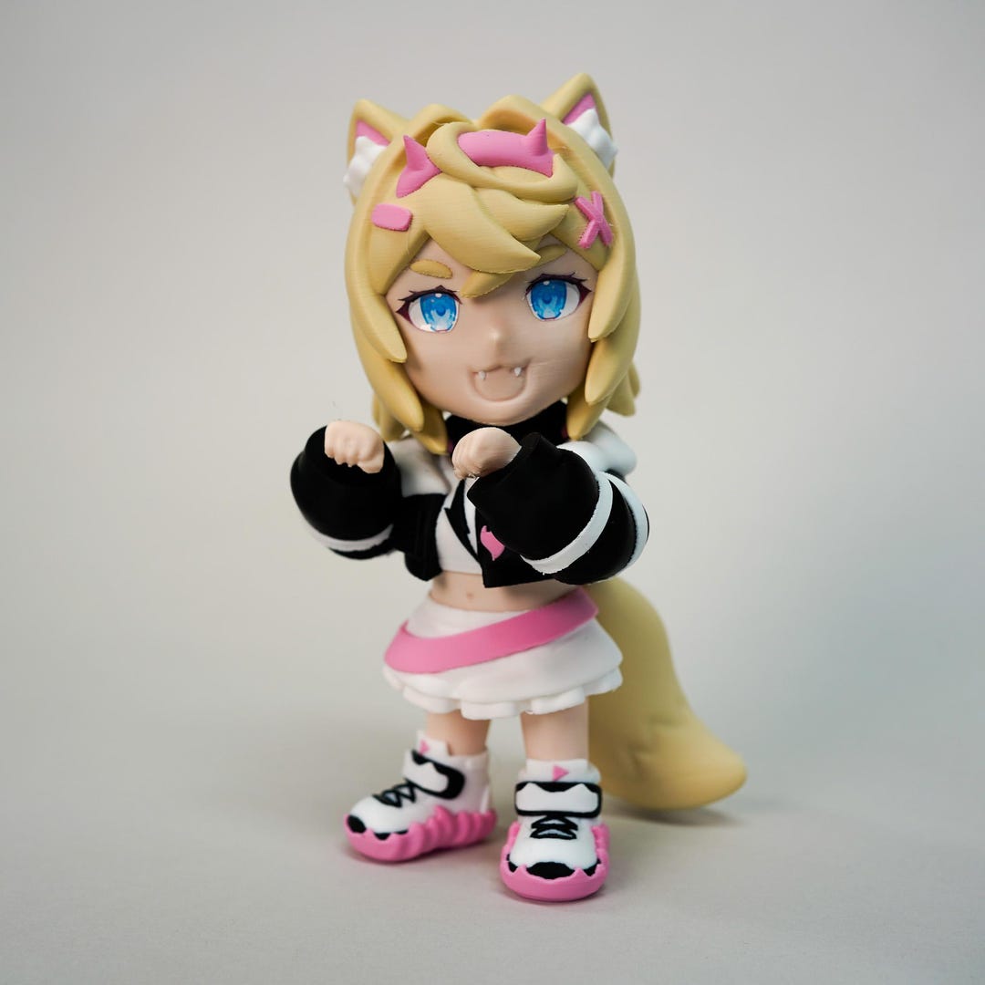 Mococo Abyssgard Fuwamoco STL, Hololive Advent, AMS Files Included Easy ...