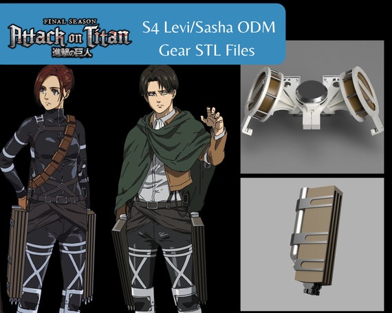 AOT Levi ODM Gear STL Files | Etsy