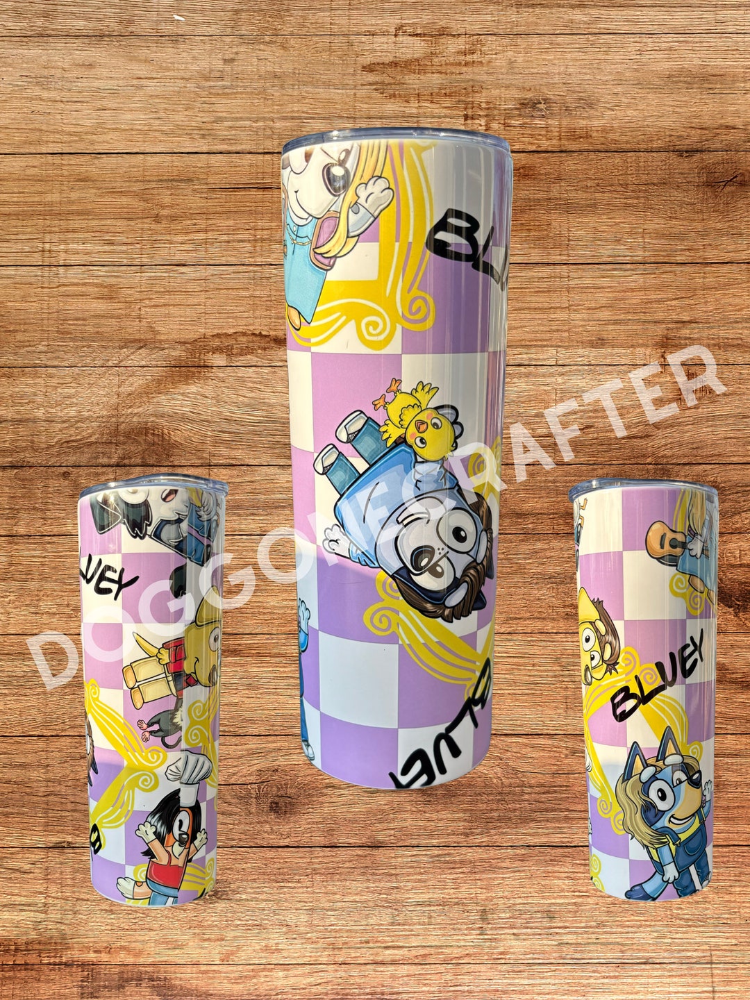 Cartoon Blue Heeler Dog Friends Inspired Tumbler - Etsy