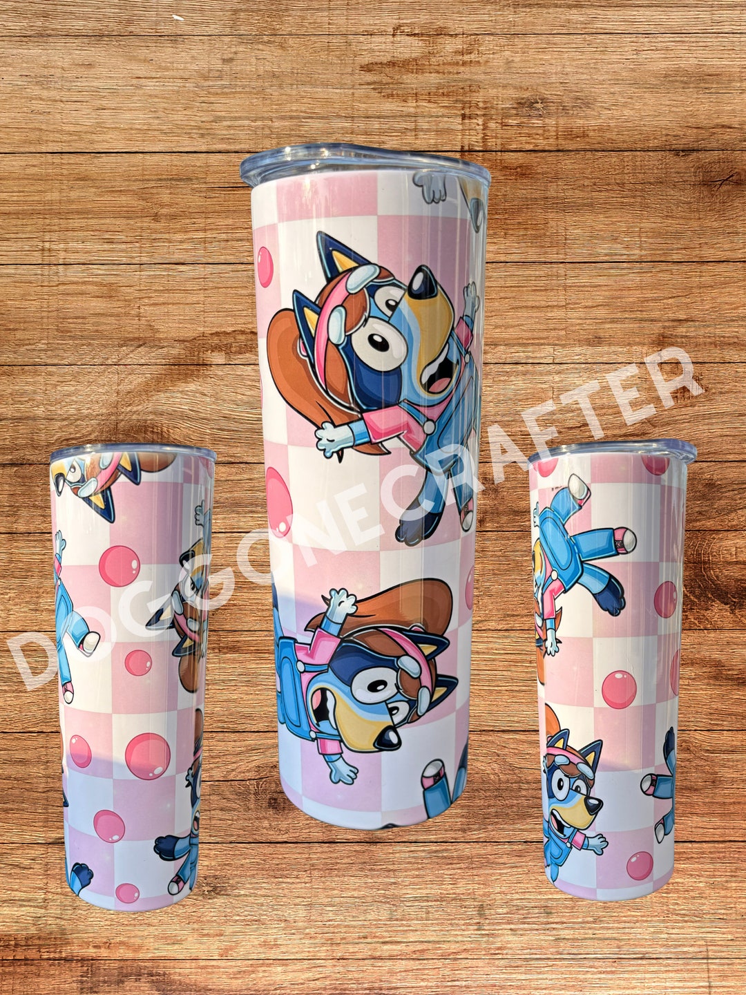 Cartoon Blue Heeler Dog Miss Rachel Inspired Tumbler - Etsy