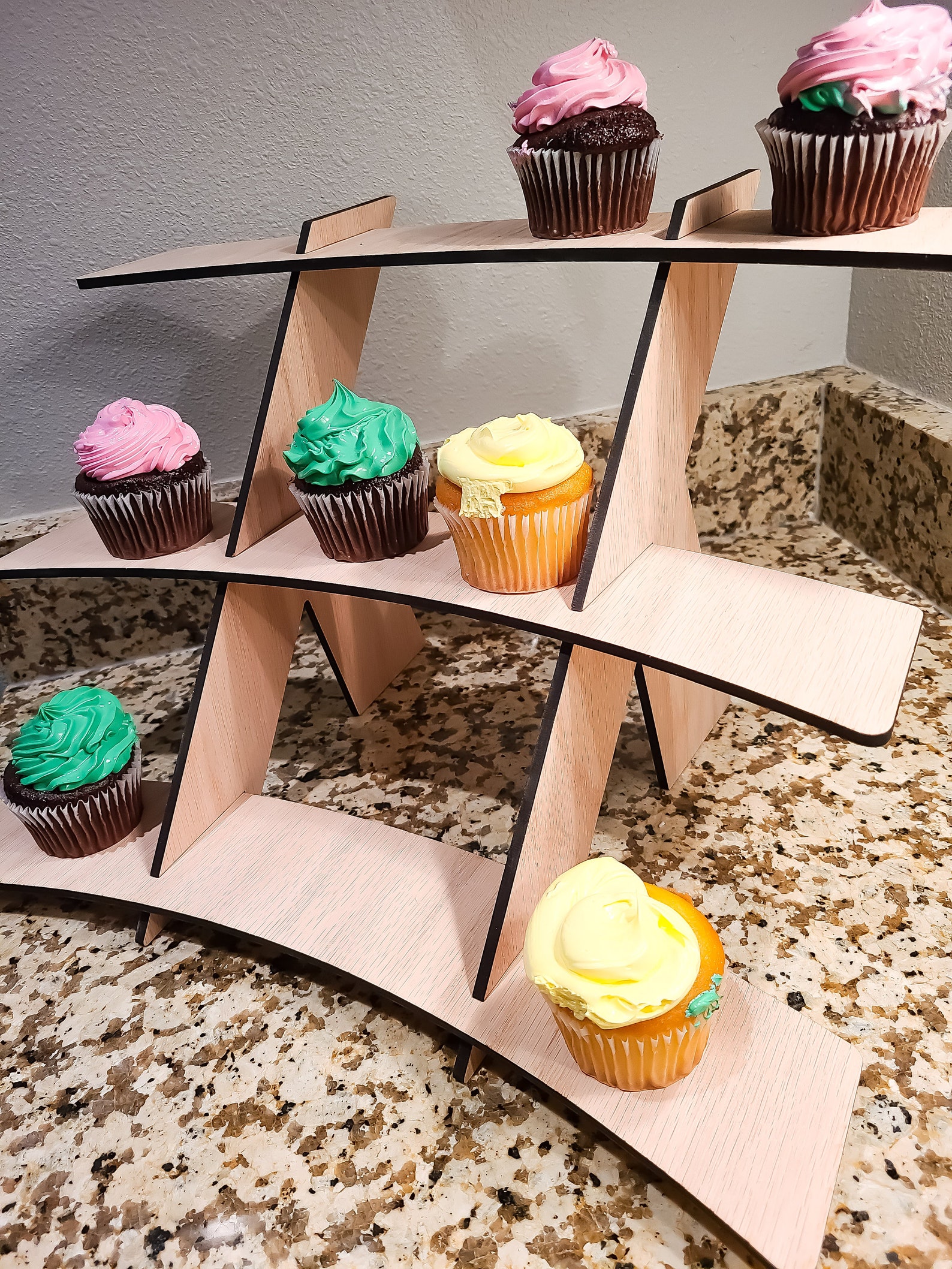 Cupcake/display Shelf - Laser Cut Files SVG, DXF, PNG - Etsy