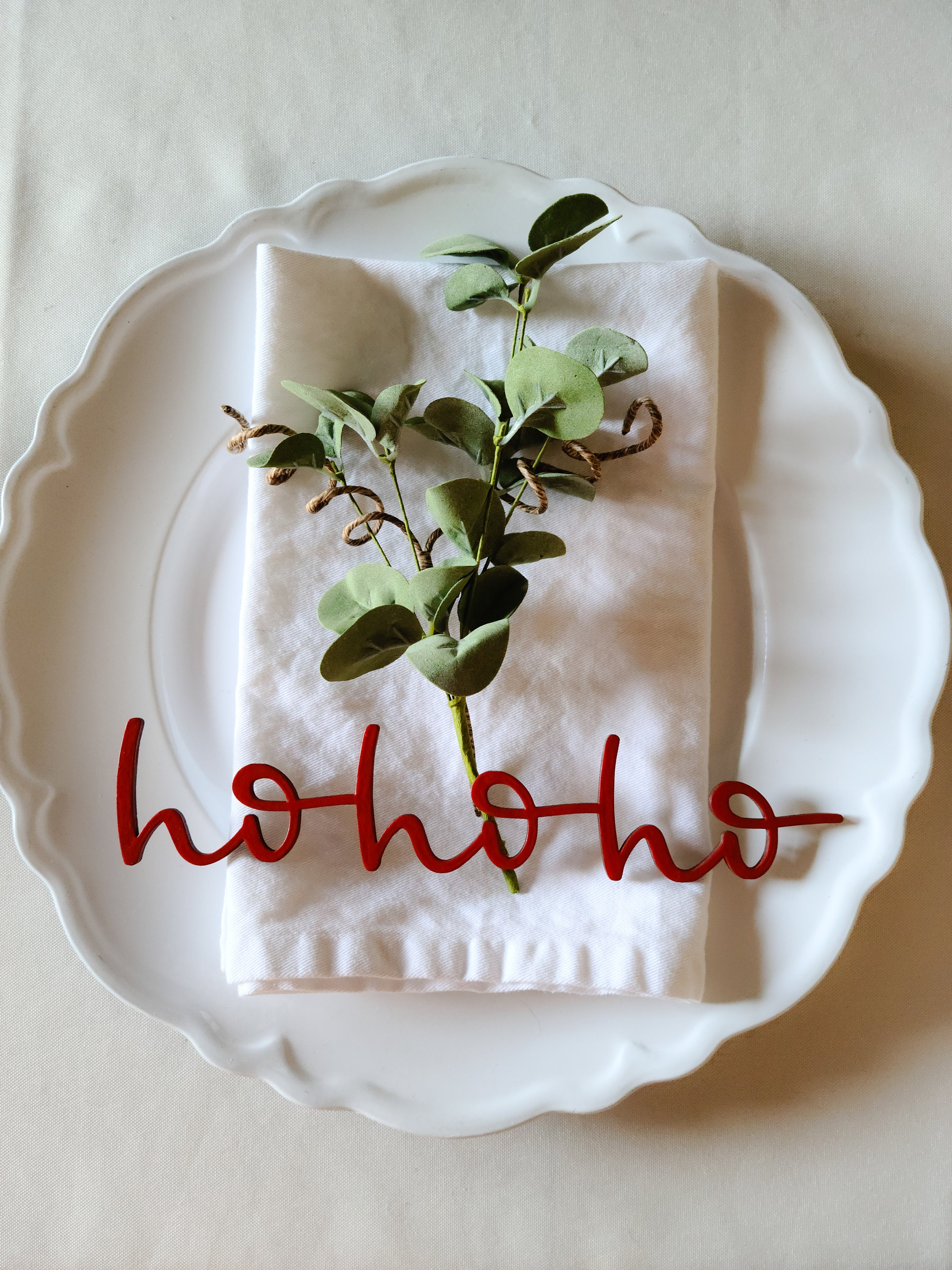 Place Setting Words Laser Cut Files SVG, PDF, DXF - Etsy