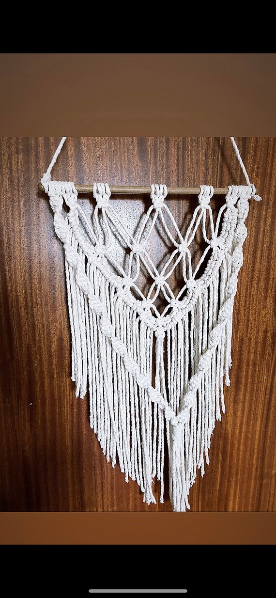 Hand Made Wall Hanging Macrame | Etsy