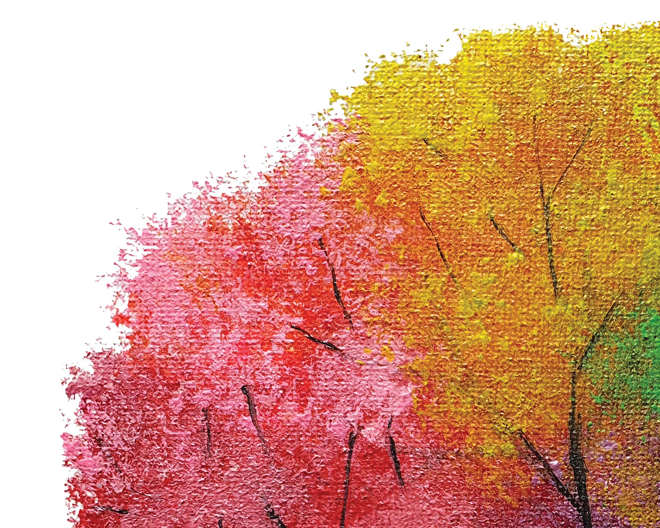 Printable Colorful Tree Painting Rainbow Tree Art Print Tree - Etsy