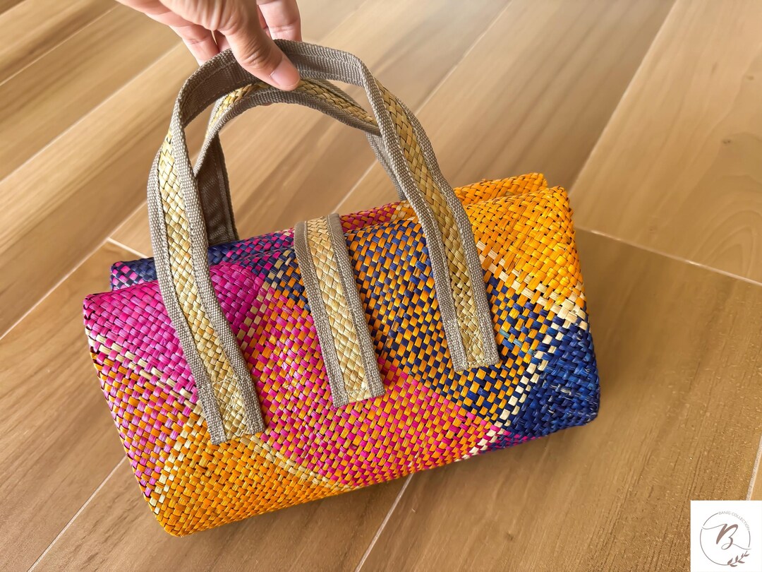 FLOOR BANIG MAT From Philippines Sleeping Mat Colorful Handwoven Single ...