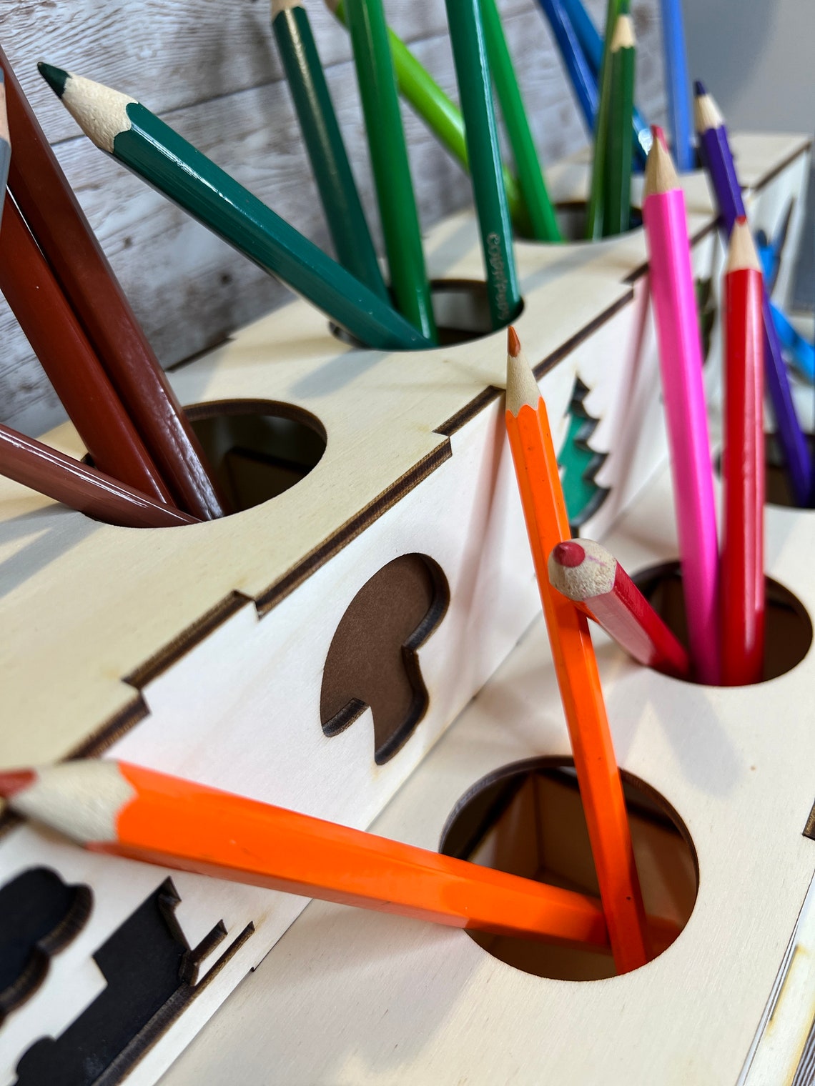 Crayon Box Vector Template | SVG, PDF, DXF, Ai, Eps - Etsy