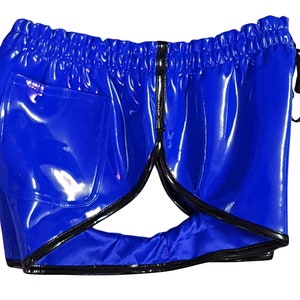 Men's PVC Biker Shorts: Lace-up Drawstring Summer Booty Shorts - Etsy