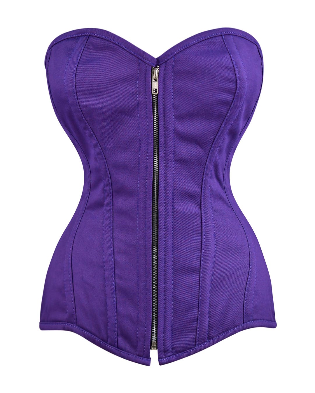 Unique Handmade Medieval Corset With Front Zipper Steel Boning and Lace ...