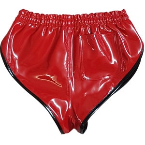 Men's PVC Biker Shorts: Lace-up Drawstring Summer Booty Shorts - Etsy
