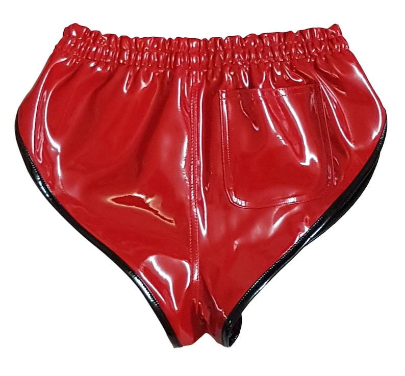 Men's PVC Biker Shorts: Lace-up Drawstring Summer Booty Shorts - Etsy