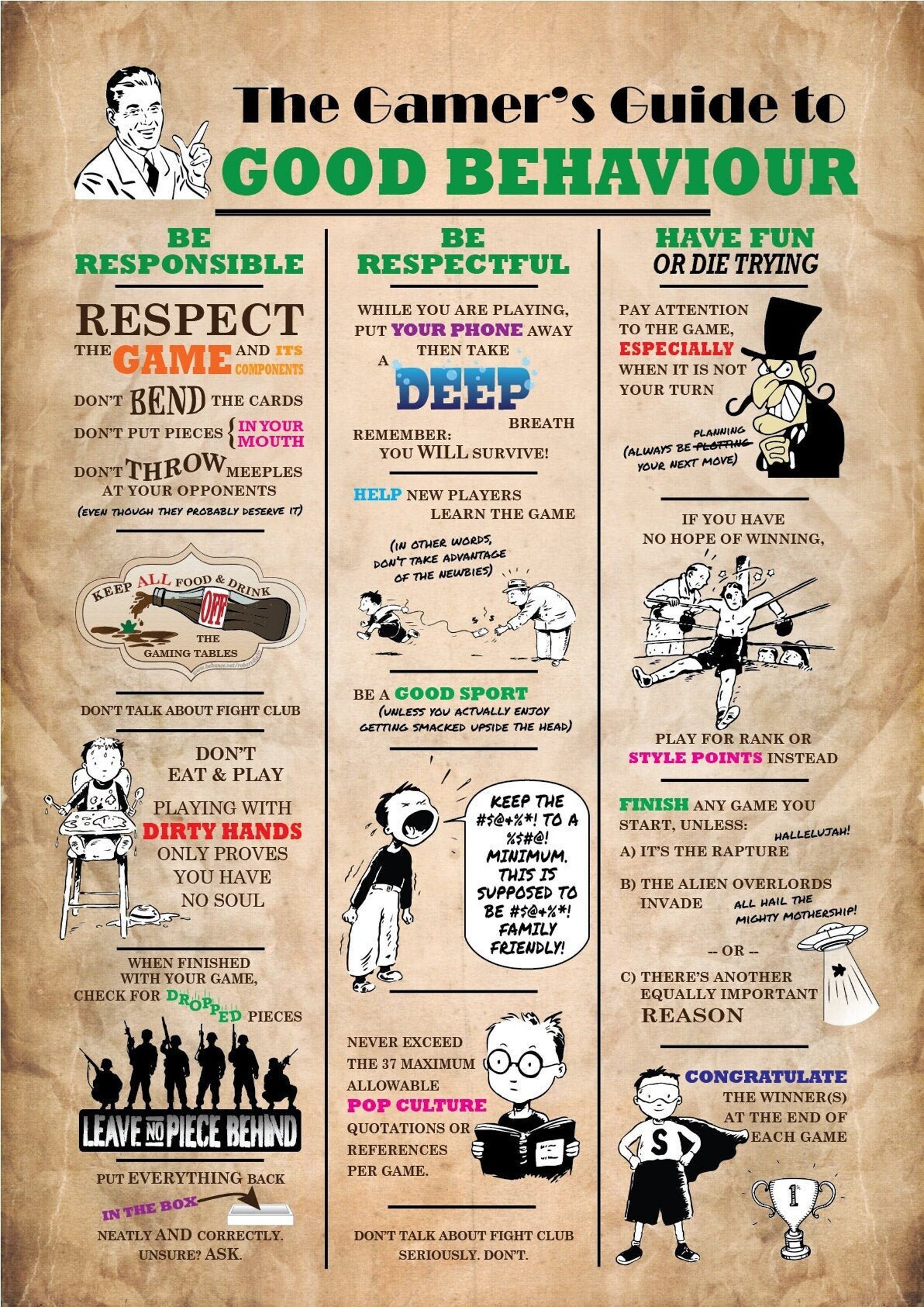 The Gamer's Guide to Good Behaviour (digital Download) - Etsy