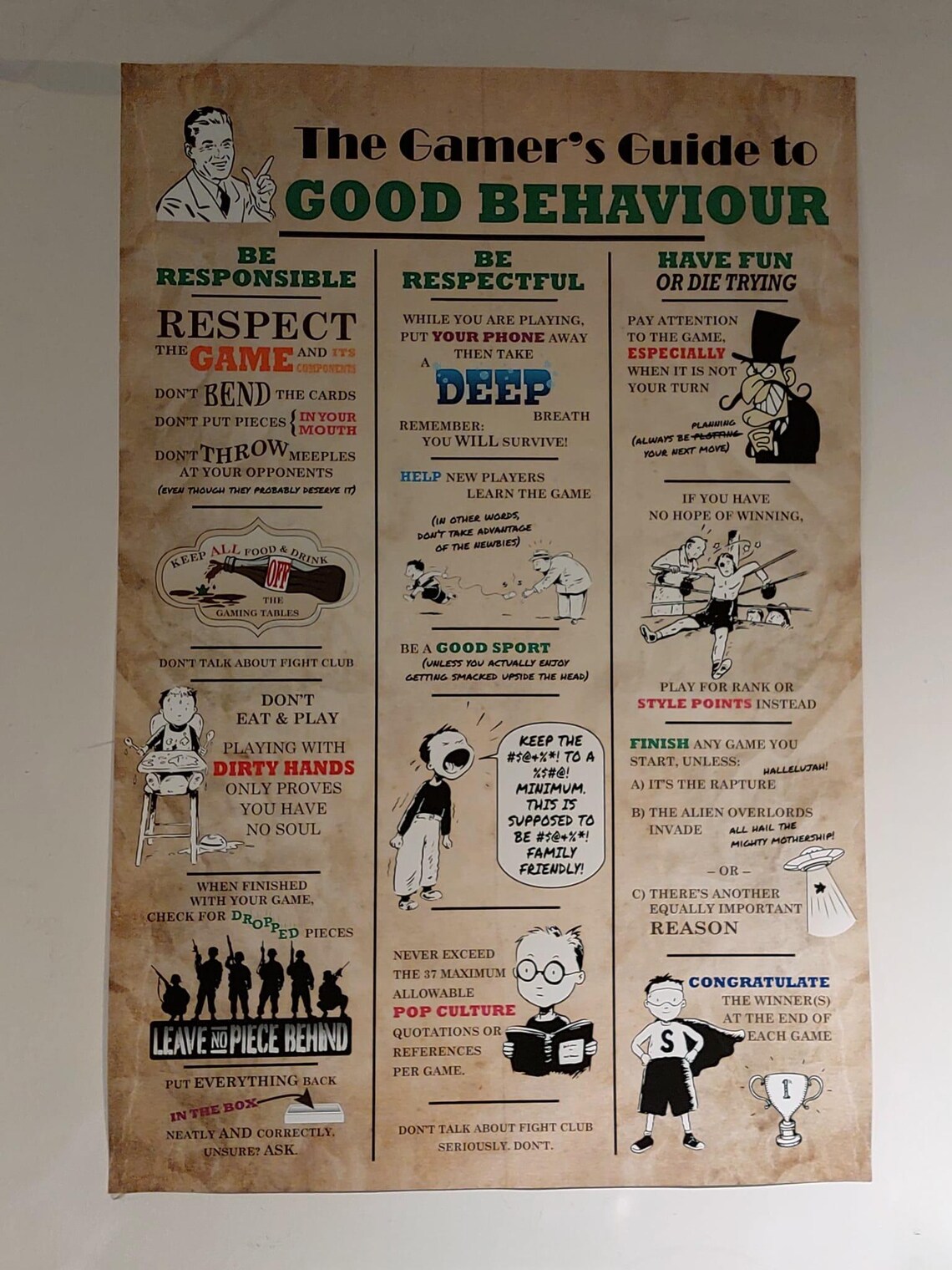 The Gamer's Guide to Good Behaviour (digital Download) - Etsy