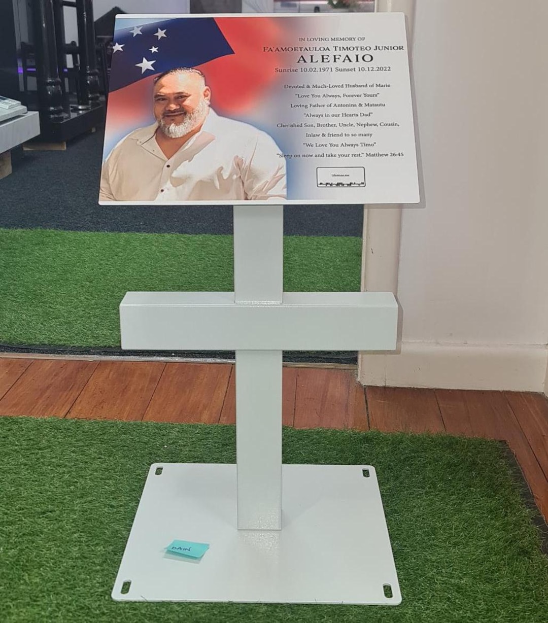 Christian Full Color Grave Marker Tombstone Alternative. Never Fading ...