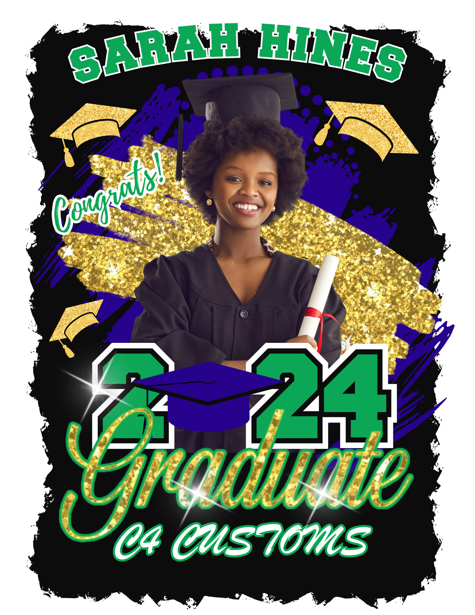 Graduation T-shirt Templates - Etsy