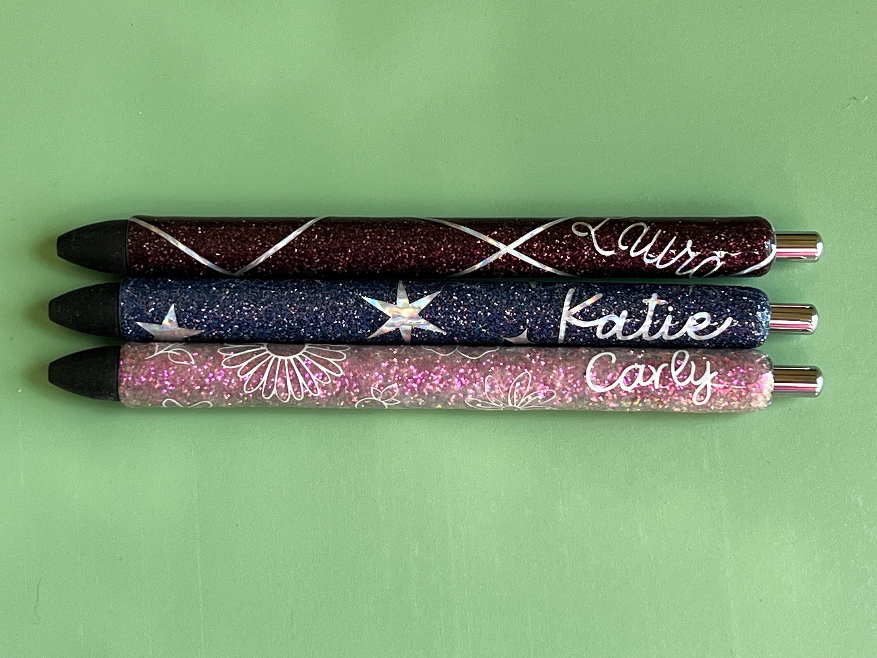 Glitter and Rhinestone Pens - Etsy