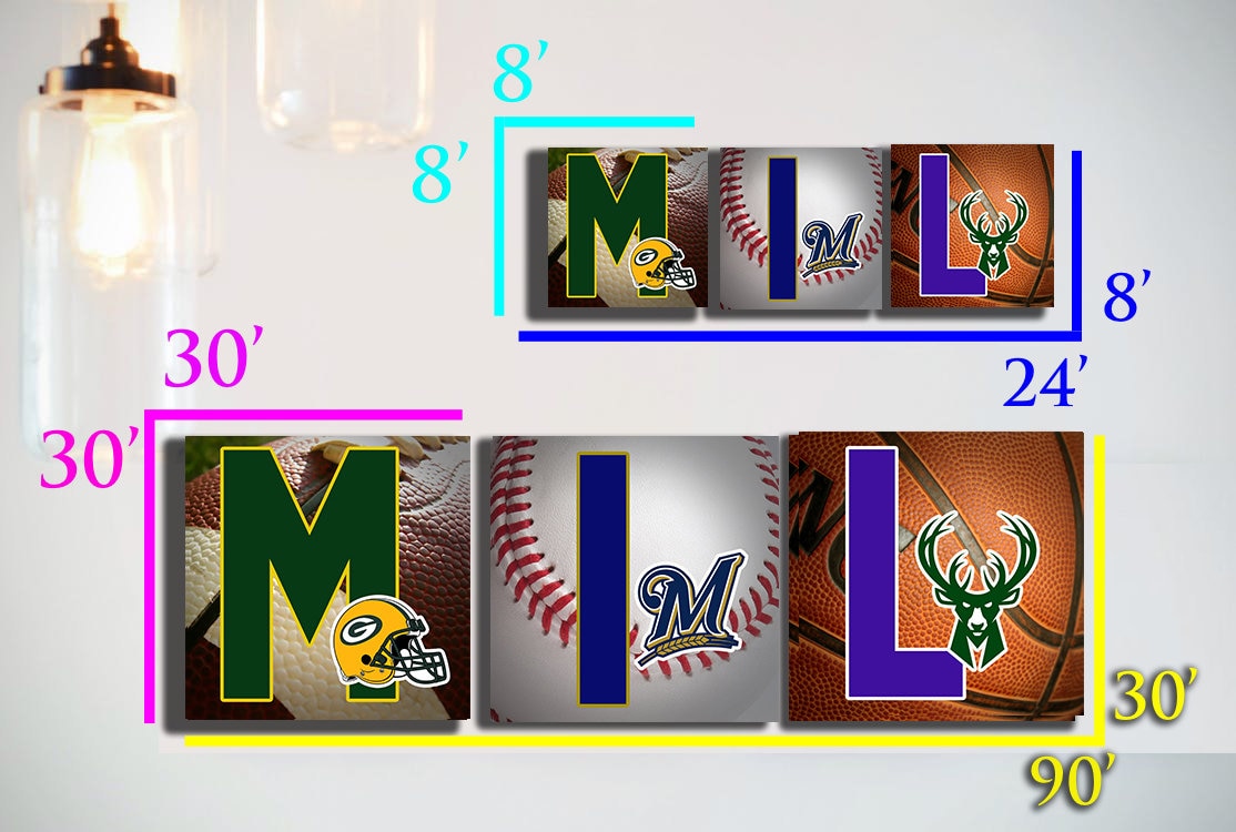 A Collection of Milwaukee Sports Teams Baseball Teams, Basketball Teams ...