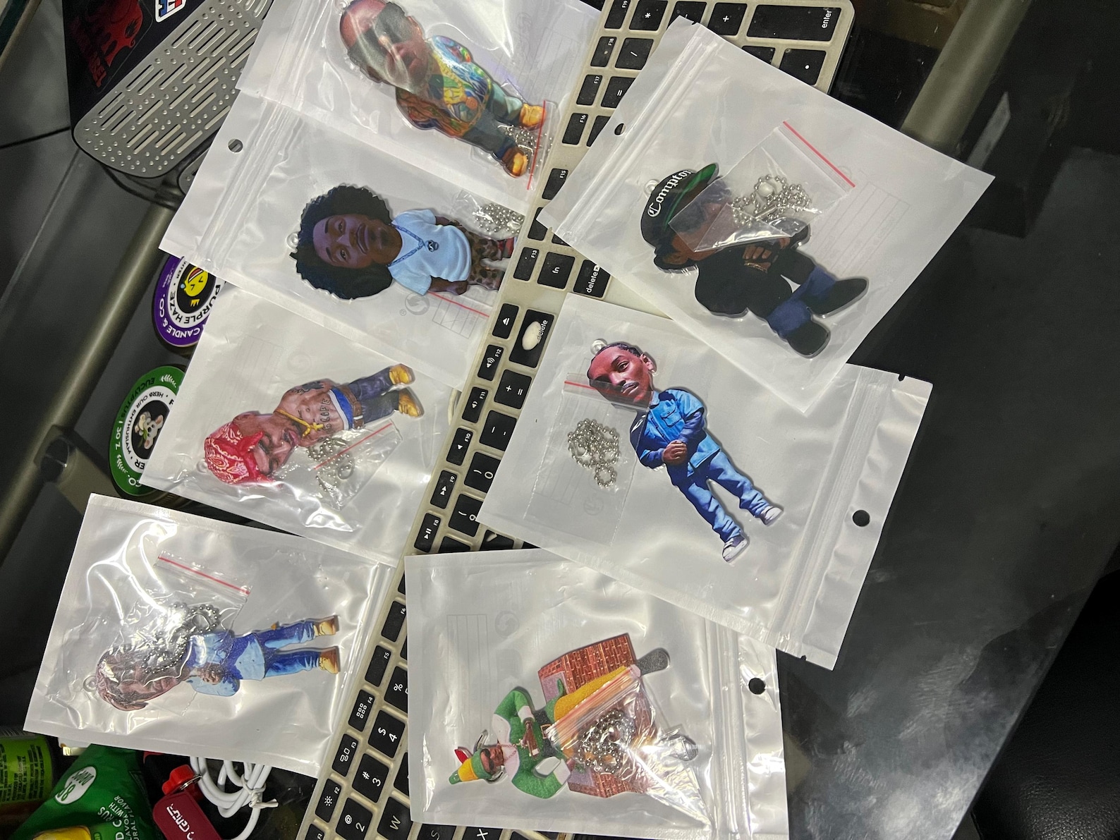 Build a Box Item - 90s Hip Hop N West Coast Group Acrylic Pendant Set ...