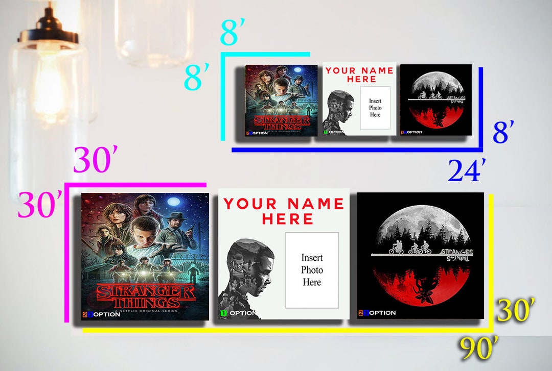 Stranger Things Wall Decor Personalized, Athletic Achievement Award ...