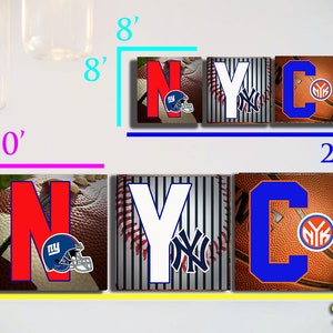 A Collection of New York City Sports Teams - Football, Basketball and ...