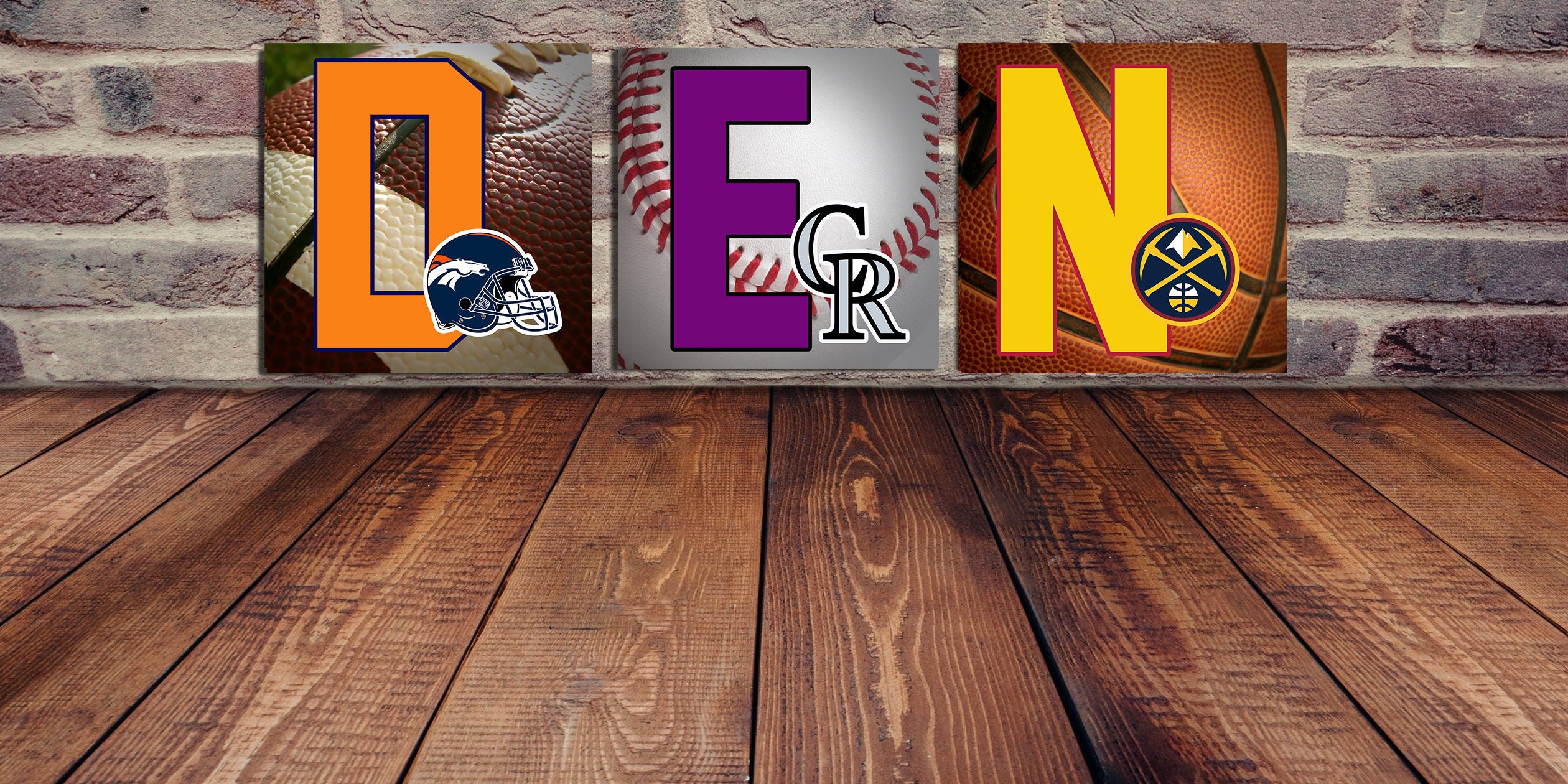 A Collection of Denver Sports Teams Denver Nuggets, Denver Rockies and ...