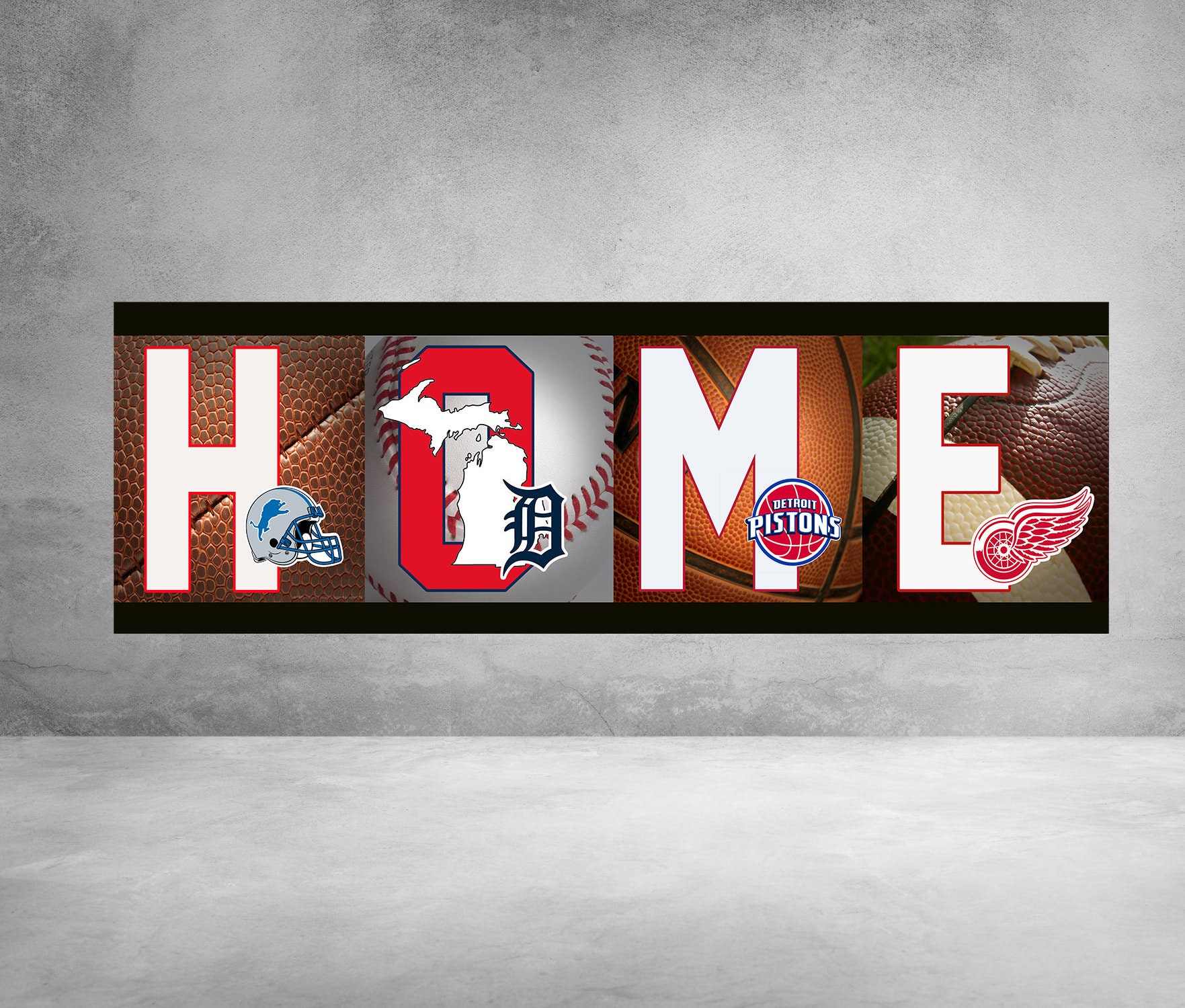 A Collection of Michigan Sports Teams, Lions, Tigers, Pistons, Red ...