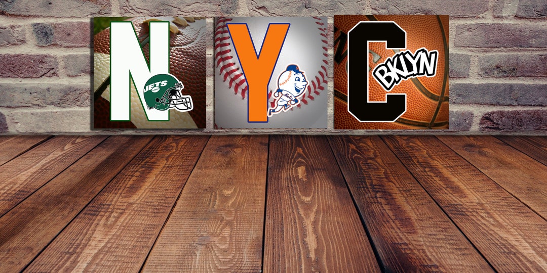 A Collection of New York City Sports Teams - Football, Basketball and ...