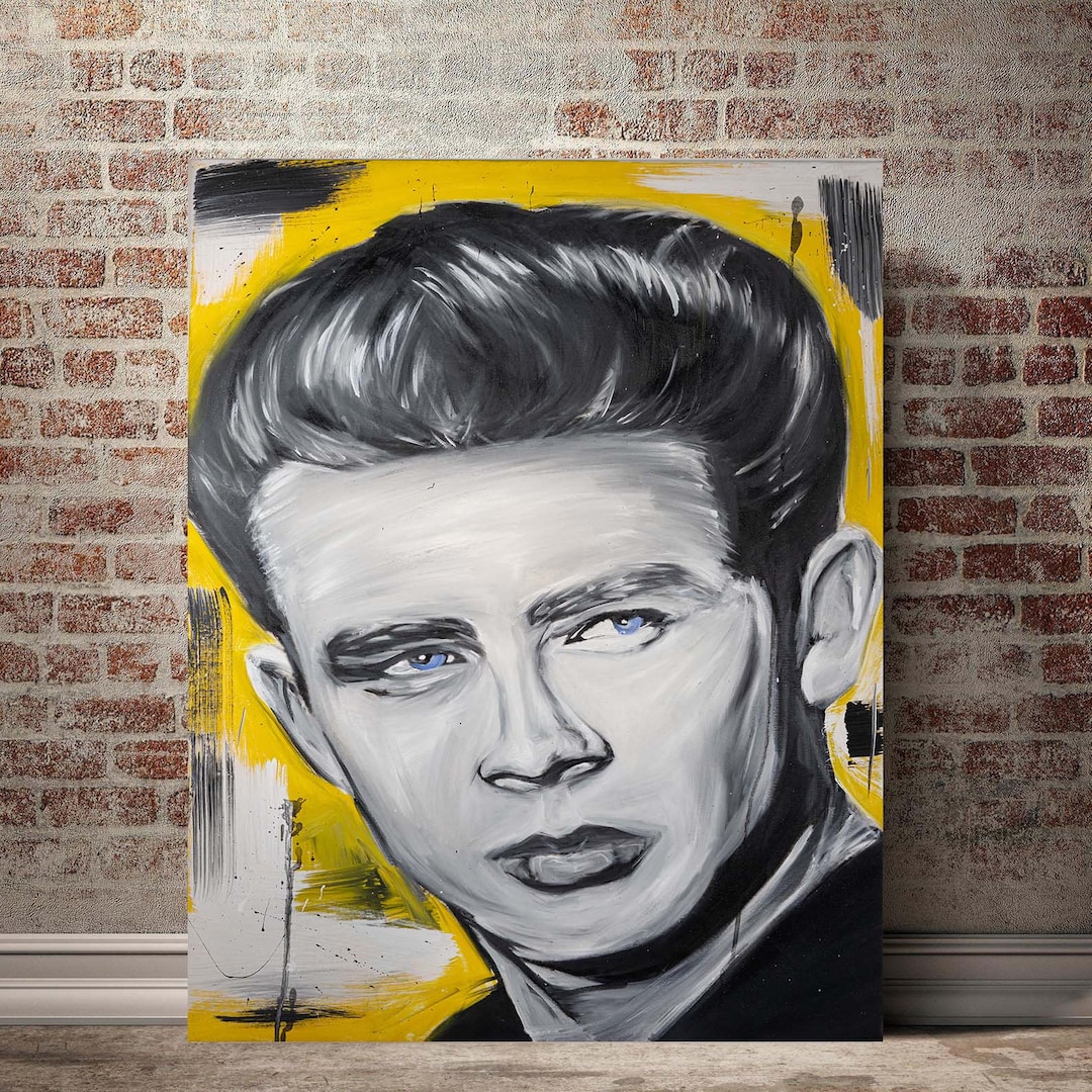 James Dean , Canvas Prints, Wall Decor, Canvas Wall Art, Ready to Hang ...