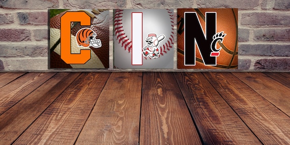 A Collection of Cincinnati Sports Teams Cincinnati Bengals - Etsy
