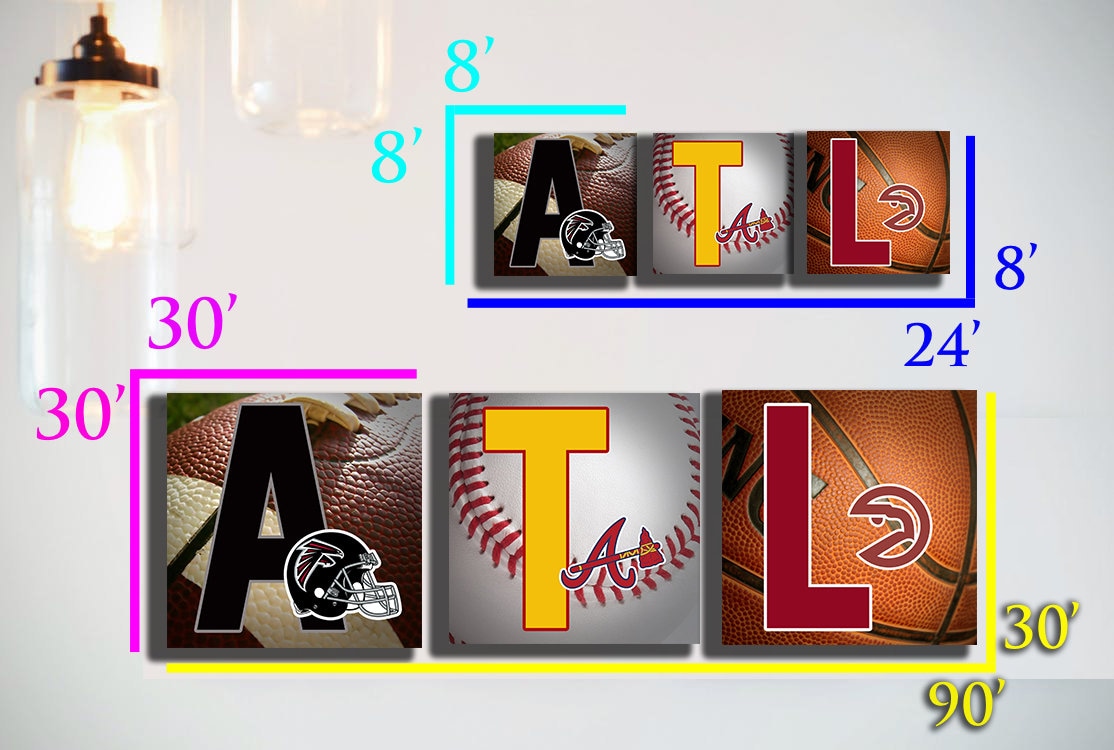 A Collection of Atlanta Sports Teams Atlanta Falcons, Atlanta Hawks ...