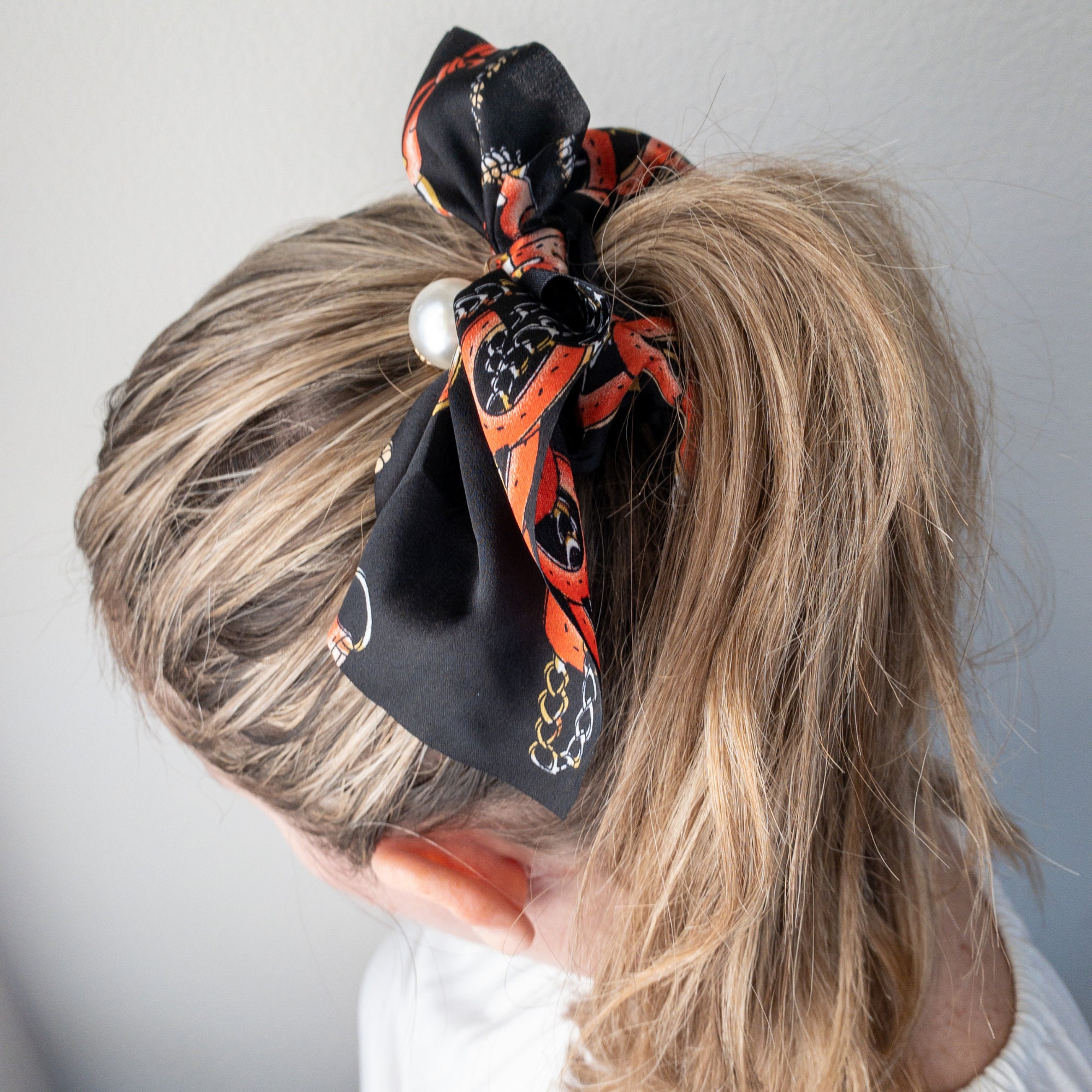 Bow Scrunchies Scrunchie Scarf Scrunchies Hair Jewelry - Etsy
