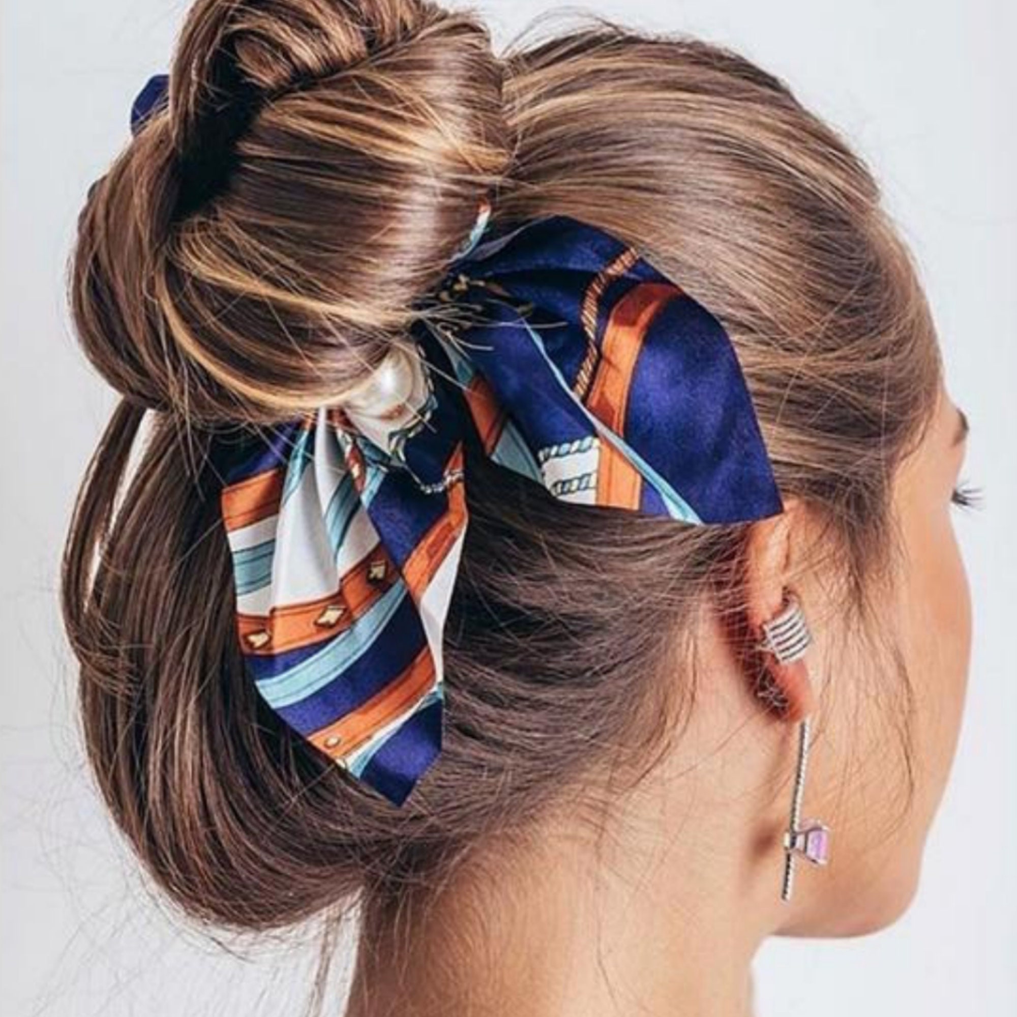 Bow Scrunchies Scrunchie Scarf Scrunchies Hair Jewelry - Etsy