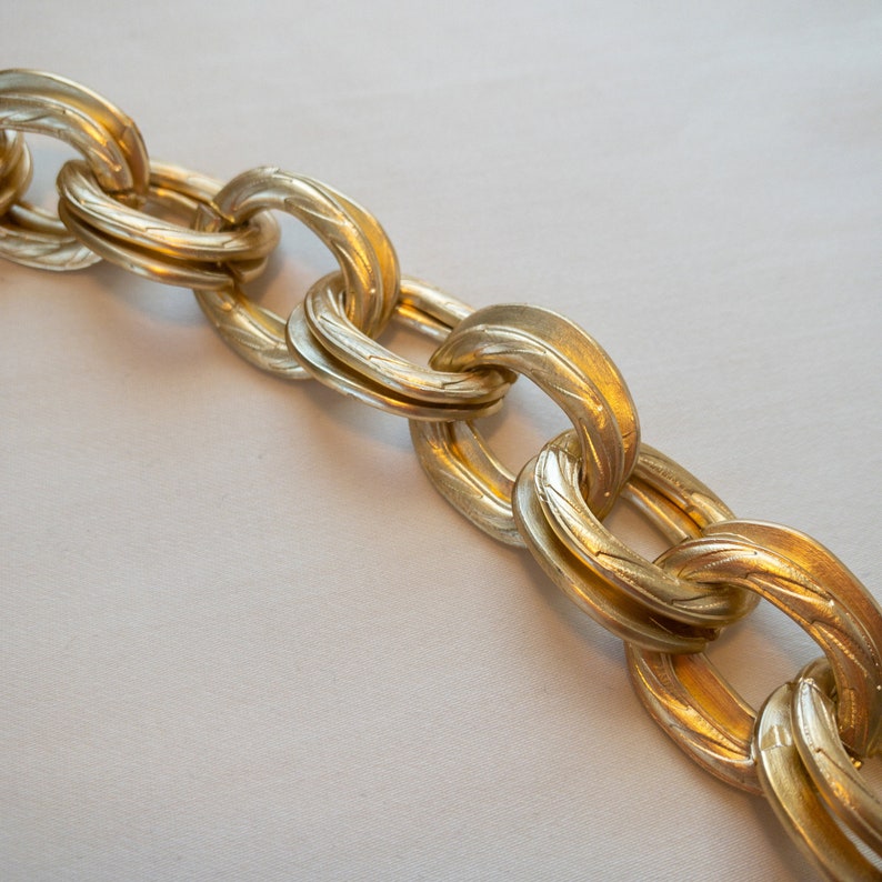 Extra Chunky Gold Chain Choker Necklace Chunky Gold Chain - Etsy