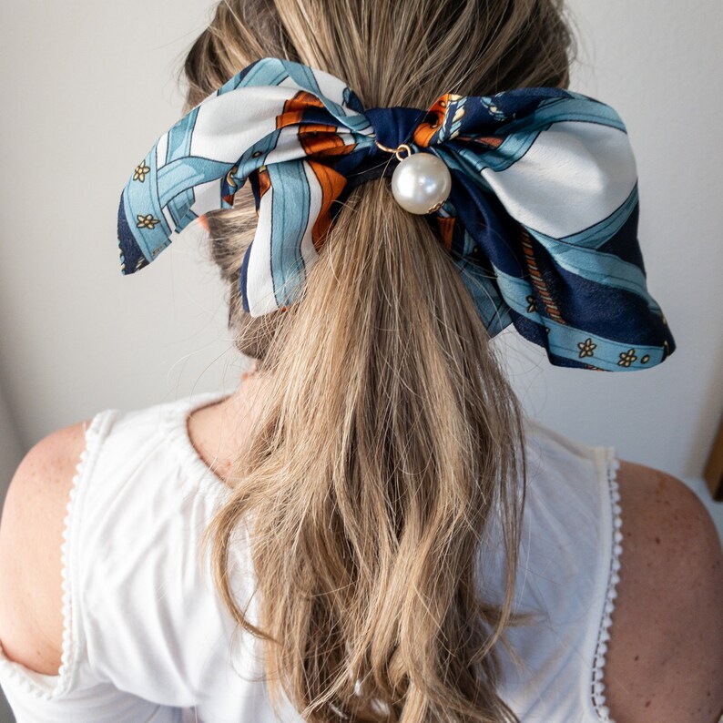 Bow Scrunchies Scrunchie Scarf Scrunchies Hair Jewelry - Etsy