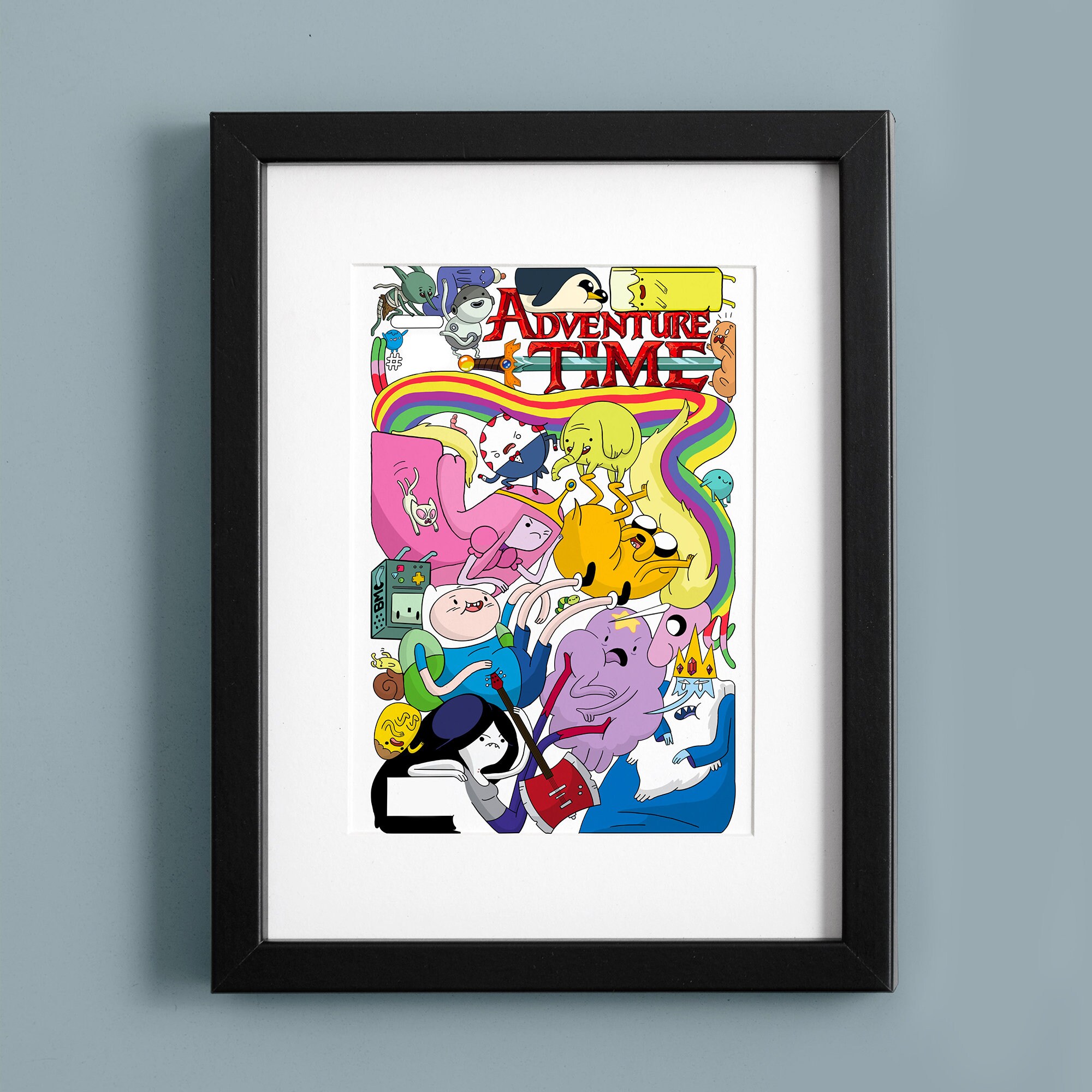 Adventure Time Digital Drawing Poster, ONLY DIGITAL PRINTS - Etsy