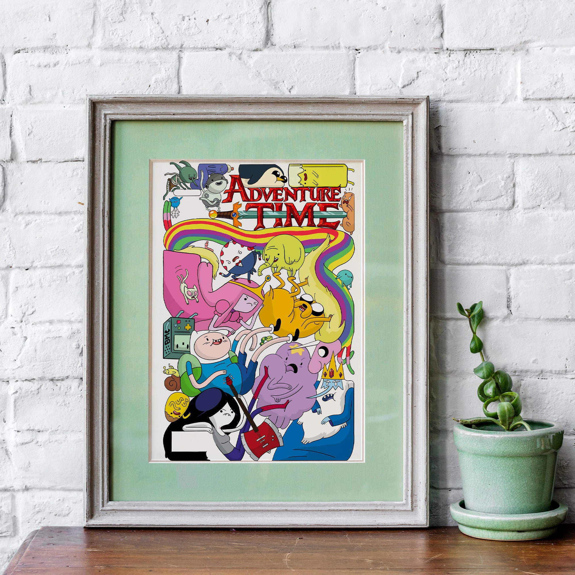 Adventure Time Digital Drawing Poster, ONLY DIGITAL PRINTS - Etsy