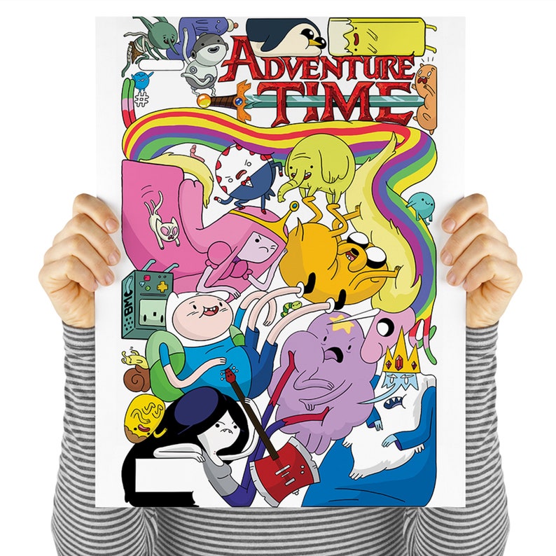 Adventure Time Digital Drawing Poster, ONLY DIGITAL PRINTS - Etsy